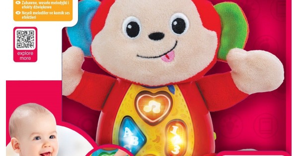 Winfun Μελωδικό Μαϊμουδάκι Sing N’ Learn Animal Pal – Monkey | Anatello